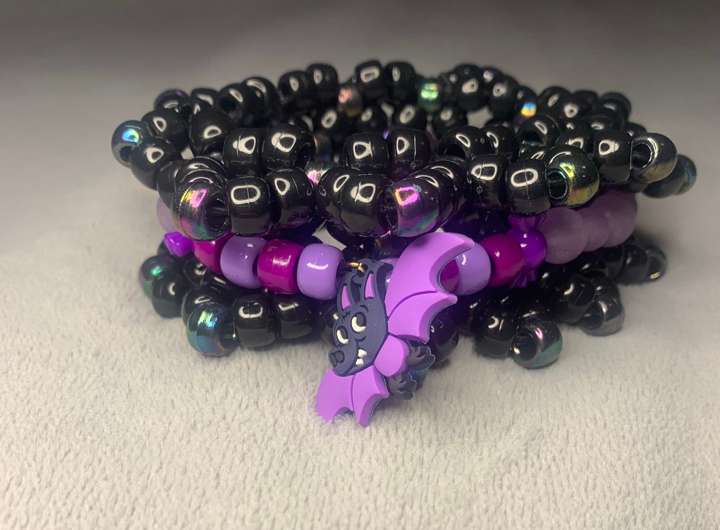 Bat Mini Rotating Kandi Cuff - Etsy