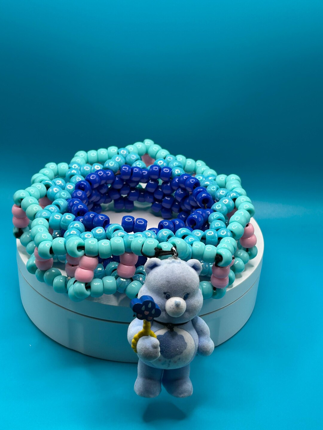 Carousel Kandi Cuff Grumpy Care Bear - Etsy