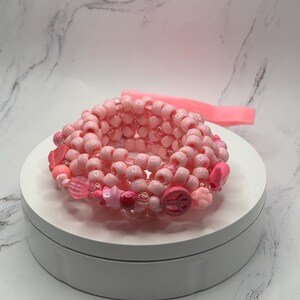 Kandi Cuff Pink Dinosaur Fidget Toy Pop It - Etsy