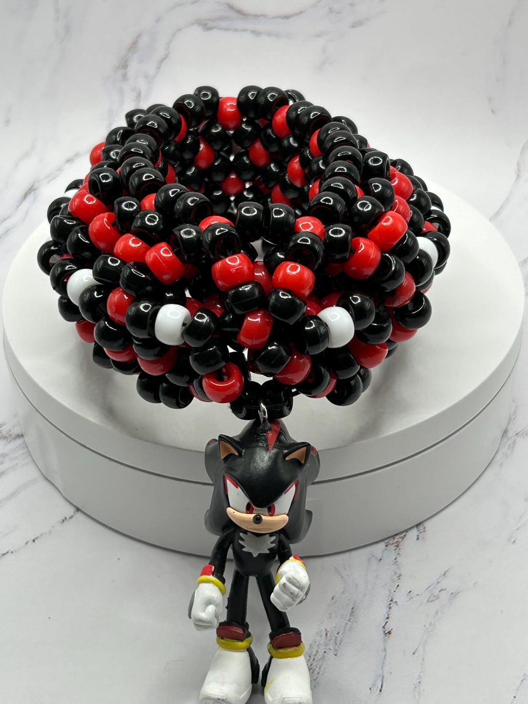 Shadow the Hedgehog Kandi Cuff | UFO Style Cuff | Sonic the Hedgehog - Etsy