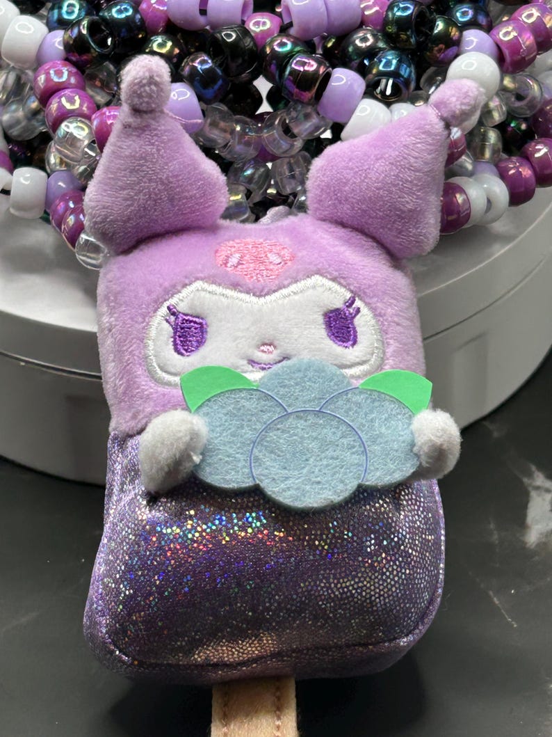 Kandi Cuff - Kuromi Popsicle Plush - Etsy
