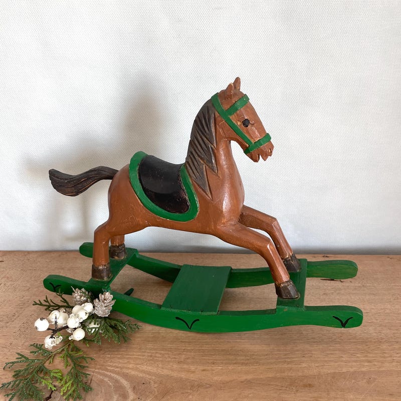 Wood Rocking Horse - Etsy