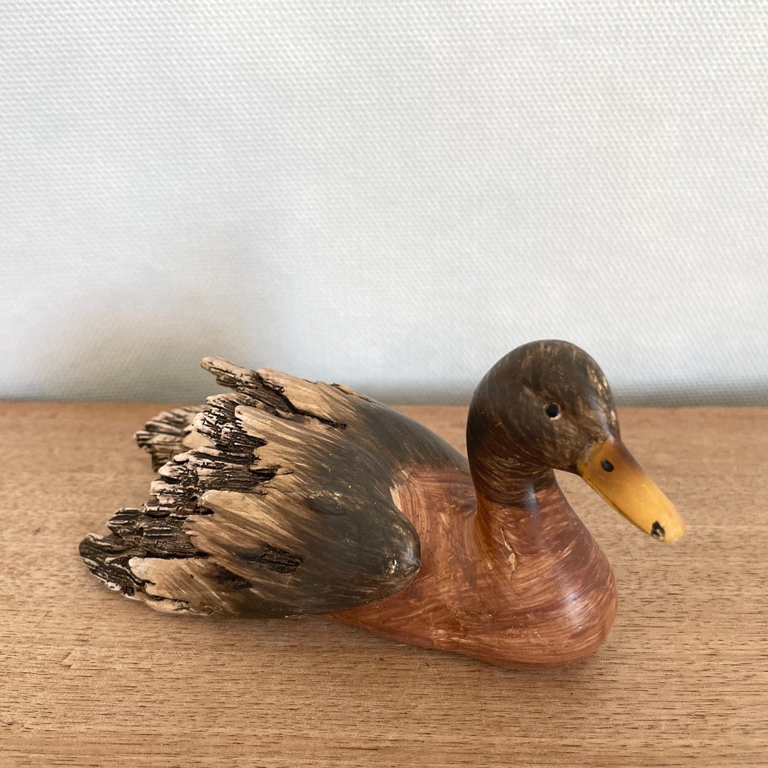 Mini Handmade Ceramic Duck, Vintage Duck, Vintage Duck Statue ...