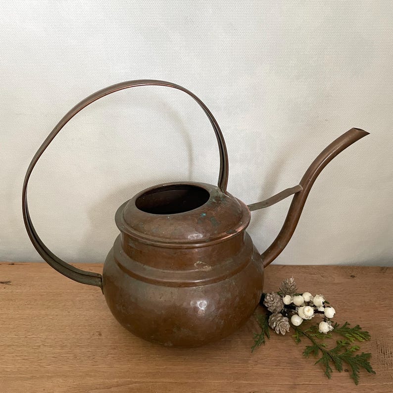 Copper Watering Can Vintage Watering Can Vintage Copper Pot Copper ...