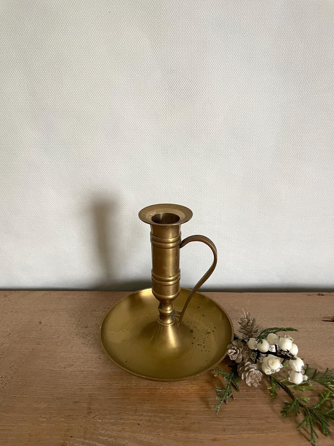 Brass Chamber Candlestick, Brass Candlestick, Brass Candlestick Holder ...