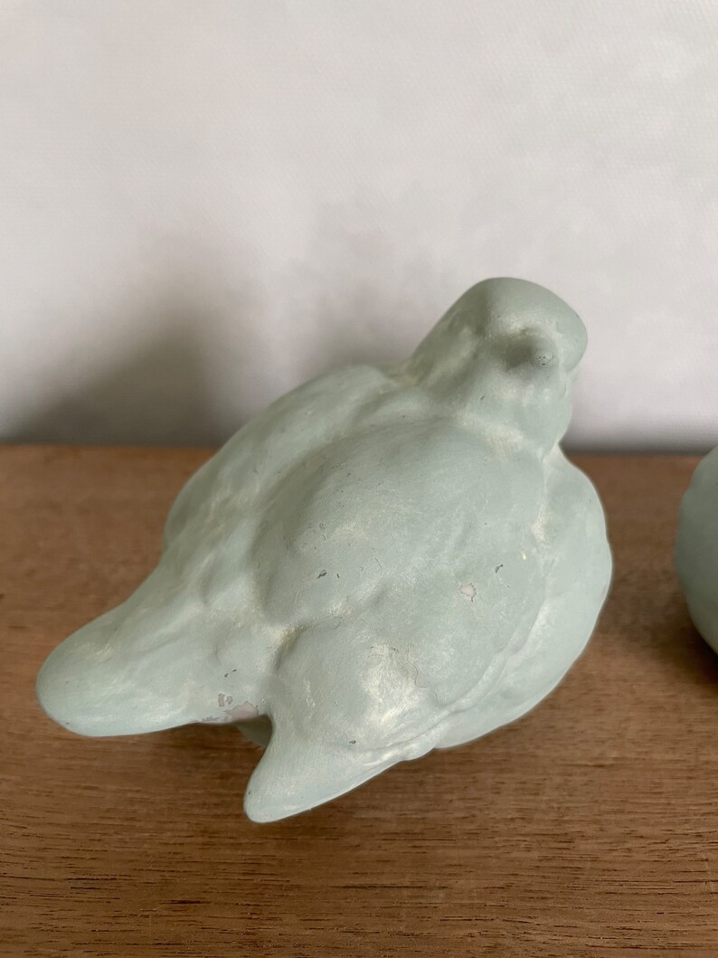 Bird Figurines Pair of Birds Vintage Birds Blue Birds - Etsy