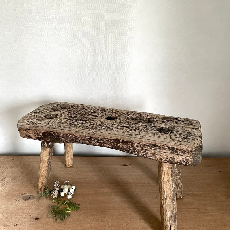 Primitive Stool - Etsy