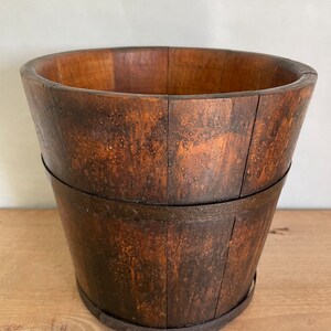 Barrel Bucket, Vintage Barrel Bucket, Vintage Bucket, Vintage Barrel ...
