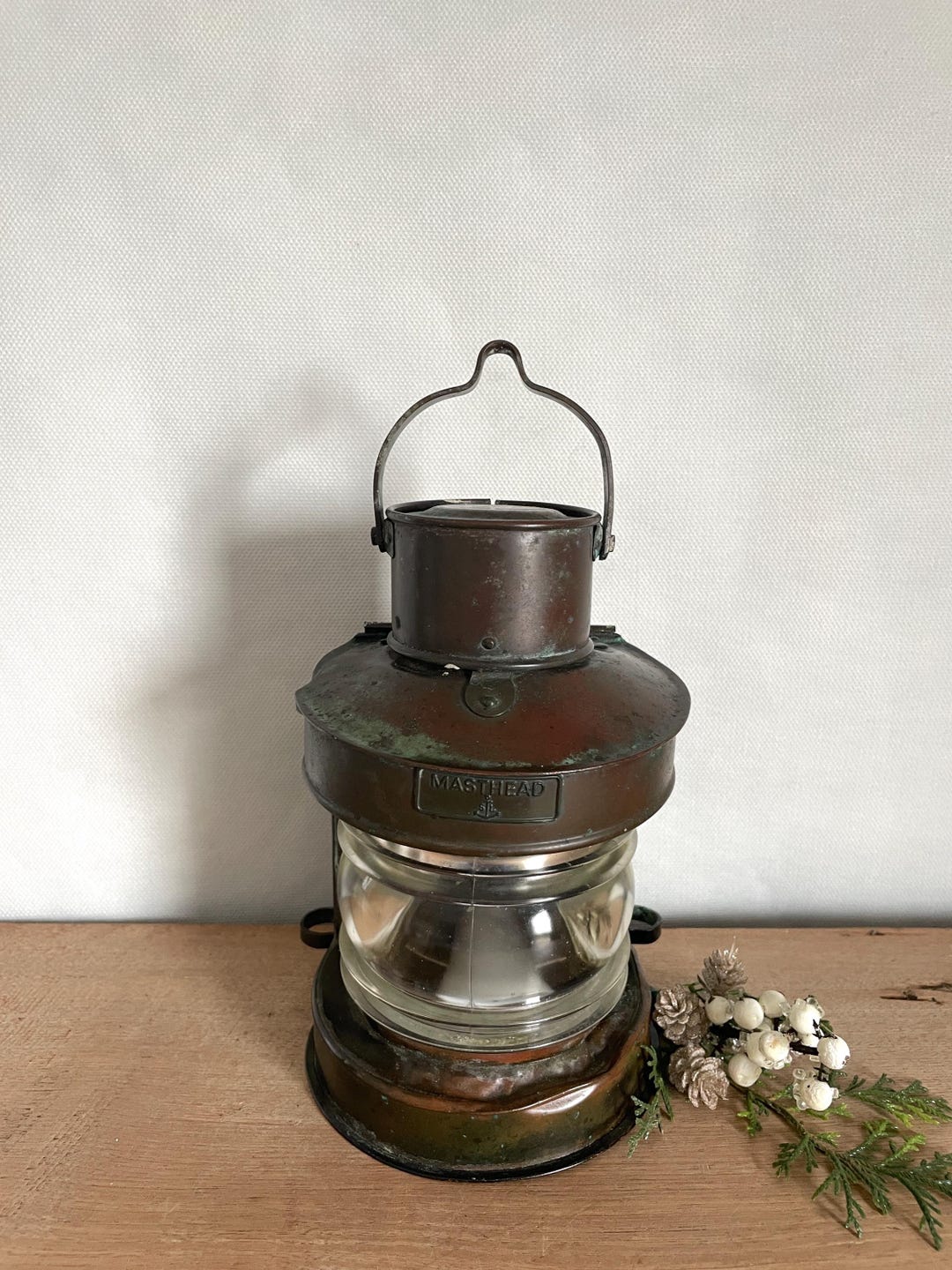 Copper Ship Lantern Vintage Copper Lantern Copper Ship Light Copper ...