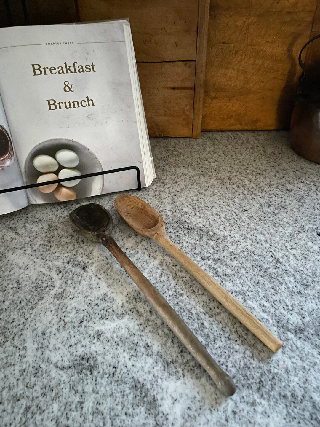 Wood Spoon, Vintage Wood Spoon, Antique Wood Spoon, Antique Spoon, Wood ...