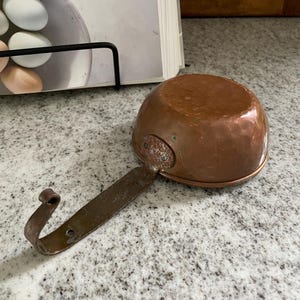 Copper Scoop, Copper Pan, Vintage Copper Pan, Copper Ladle, Kitchen ...