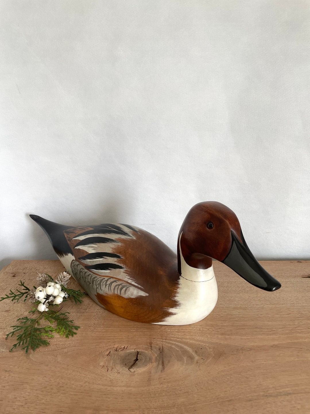 Handmade Duck Decoy, Wood Duck Decoy, Vintage Duck Decoy, Hand Carved ...
