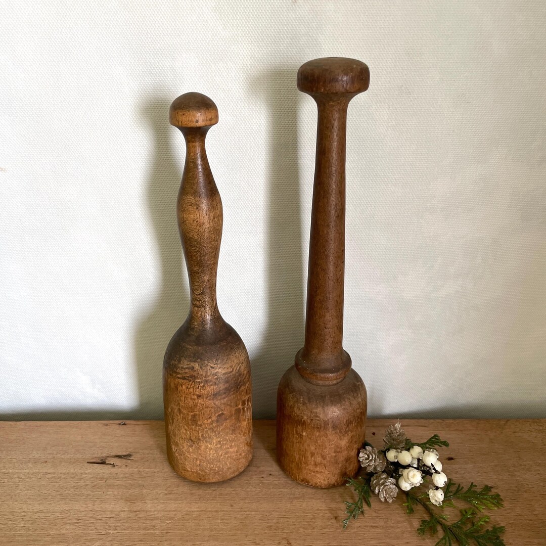 Antique Wood Masher, Wood Mashers, Mashers, Antique Mashers, Vintage ...
