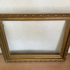 Vintage Gold Frame Vintage Frame Ornate Gold Frame Vintage Picture ...