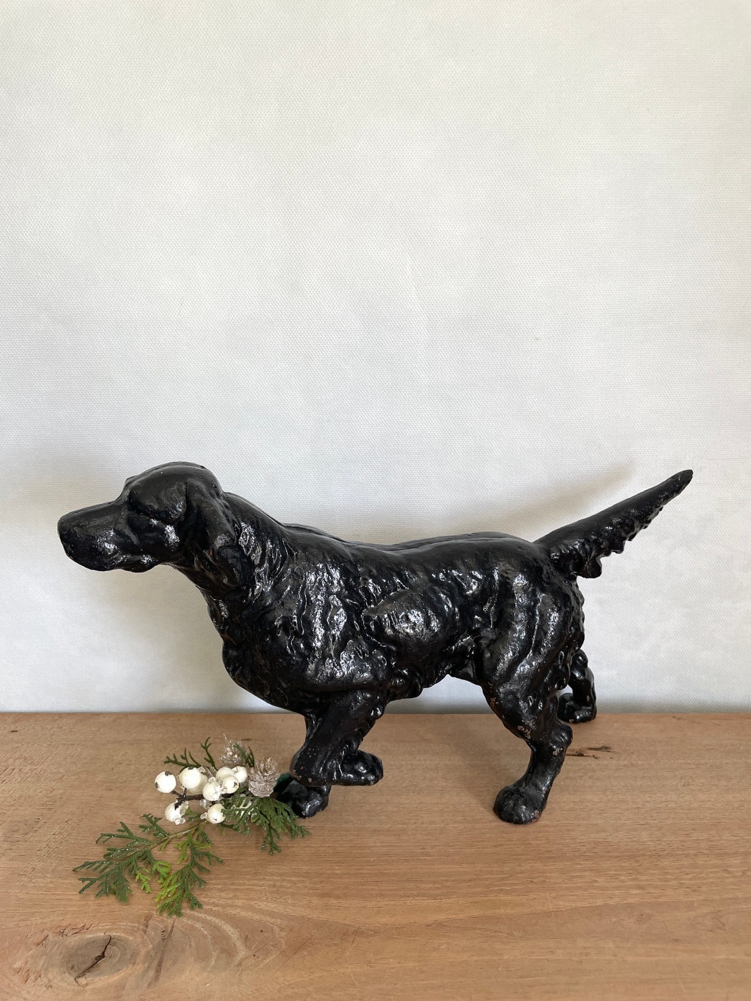 Hunting Dog Statue Hound Retriever Coonhound Duck Hunting Shelf Decor ...