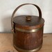 Vintage Sugar Bucket, Wood Firkin Bucketwood Bucket, Barrel Bucket ...