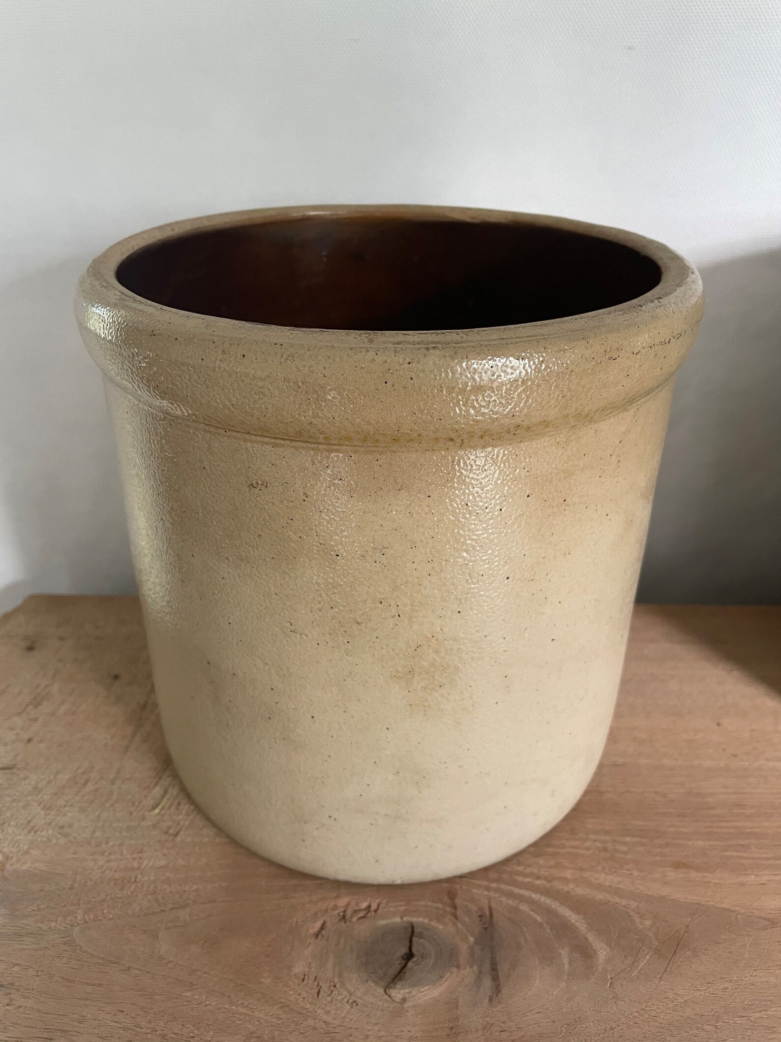 Antique Stoneware Crock Cream Crock Utensil Crock Kitchen - Etsy