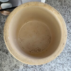 Blue Stripe Crock, Crock, Utensil Crock, Antique Crock, Stoneware Crock ...