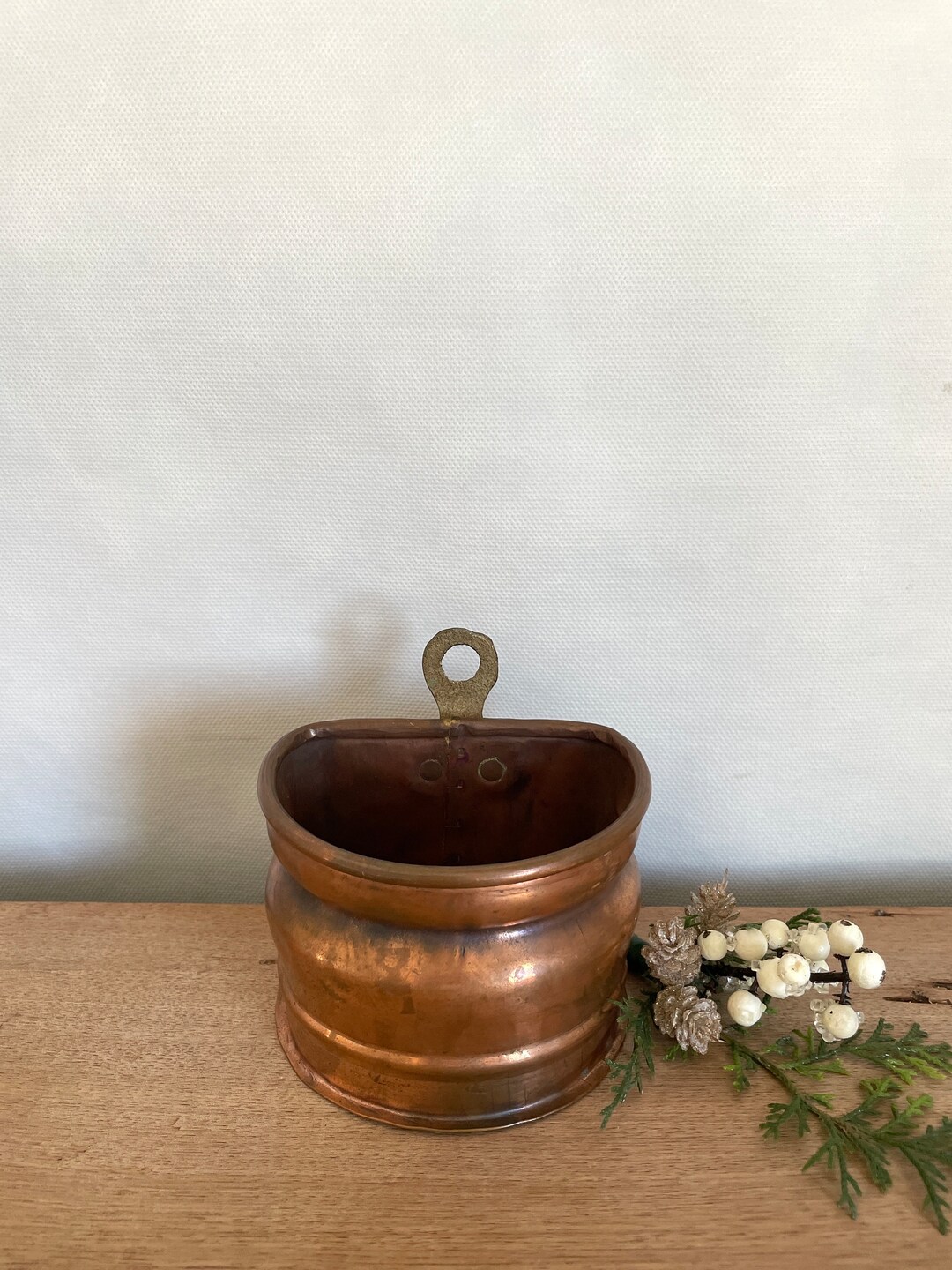 Miniature Copper Tray, Copper Bucket, Copper Pot, Vintage Copper ...