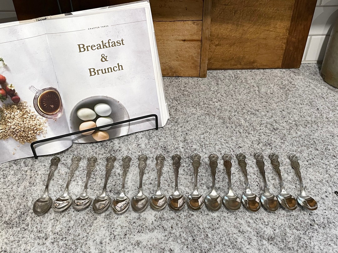 William Rogers State Spoons, Souvenir Spoons, Vintage Seal Spoon ...