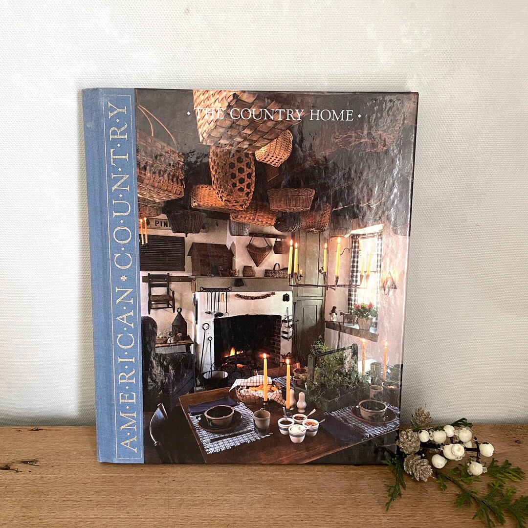 Coffe Table Book American Country Home Primitive Decor Styling Book ...