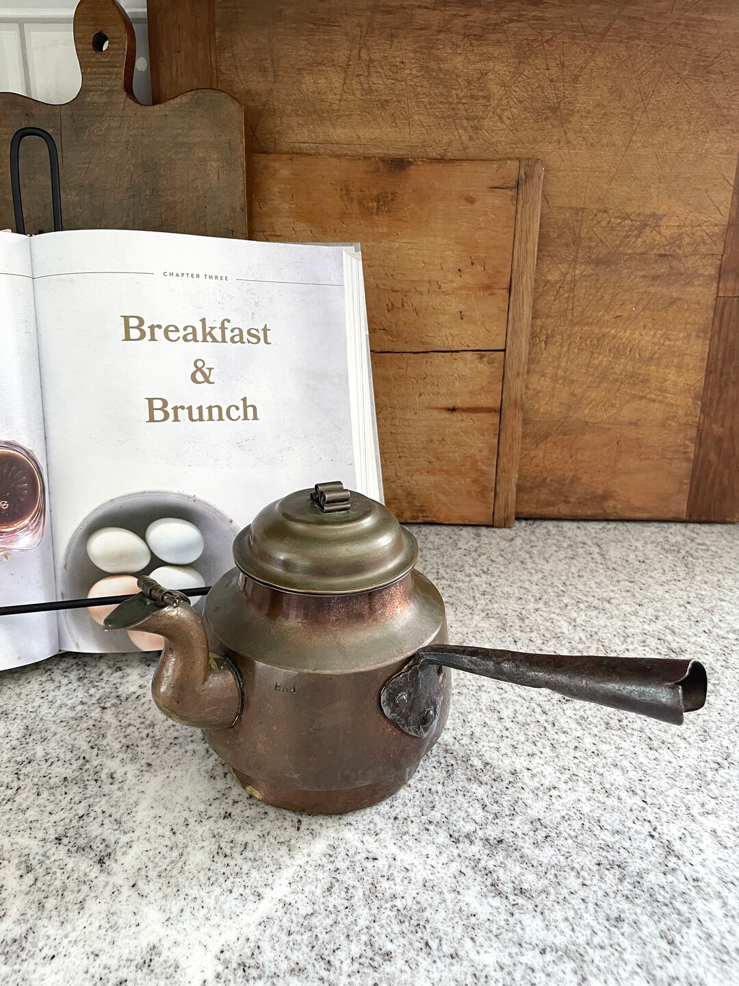 Copper Tea Kettle, Vintage Tea Kettle, Copper Kitchen Decor, Kitchen ...