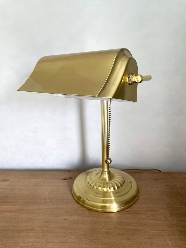 Gold Desk Lamp Desk Lamp Vintage Desk Lamp Vintage Gold - Etsy
