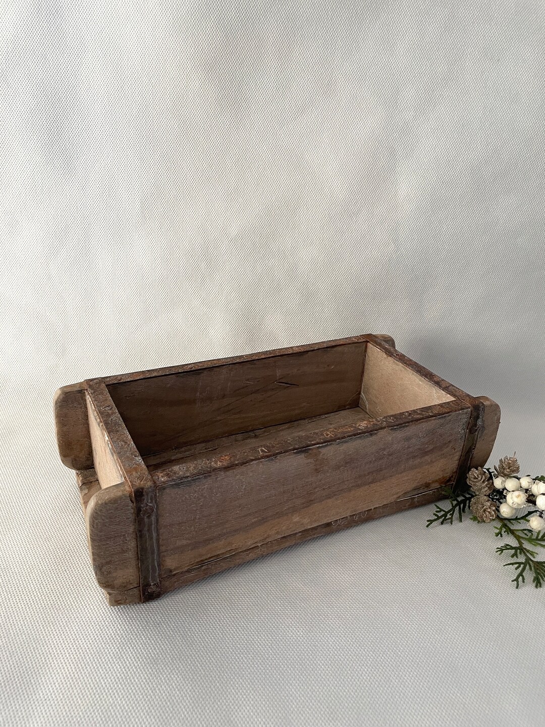Wood Box, Rustic Wood Box, Antique Wood Box, Vintage Wood Box, Wood ...