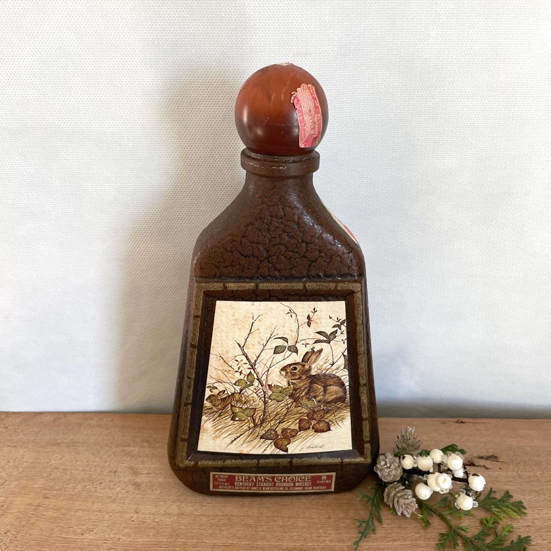 Vintage Beam Decanter Vintage Rabbit Decanter Hunting Decanter Vintage ...