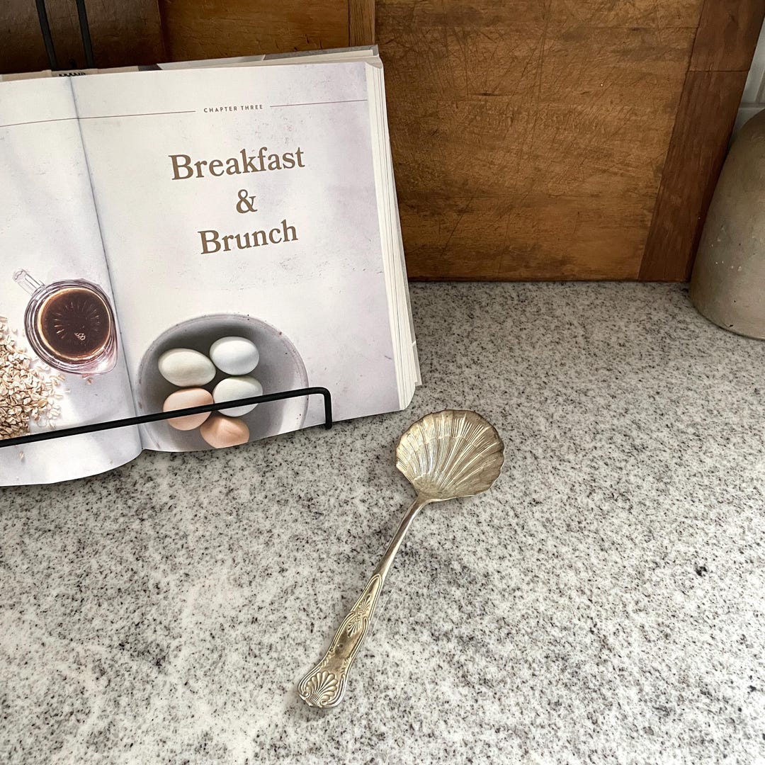 Serving Spoon Aesthetic Stuff Rare Find Cottage Core Decor Kitchenware ...