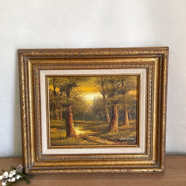 Framed Landscape Painting - Etsy
