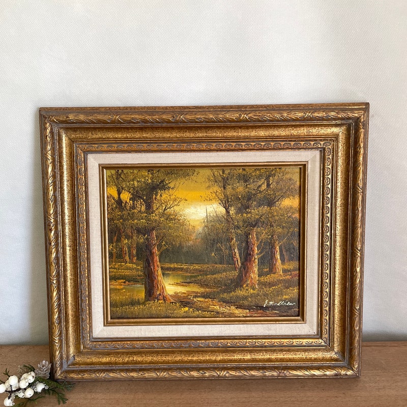 Framed Landscape Painting - Etsy