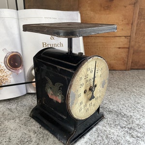 Kitchen Scale, Black Kitchen Scale, Vintage Kitchen Scale, Kitchen ...