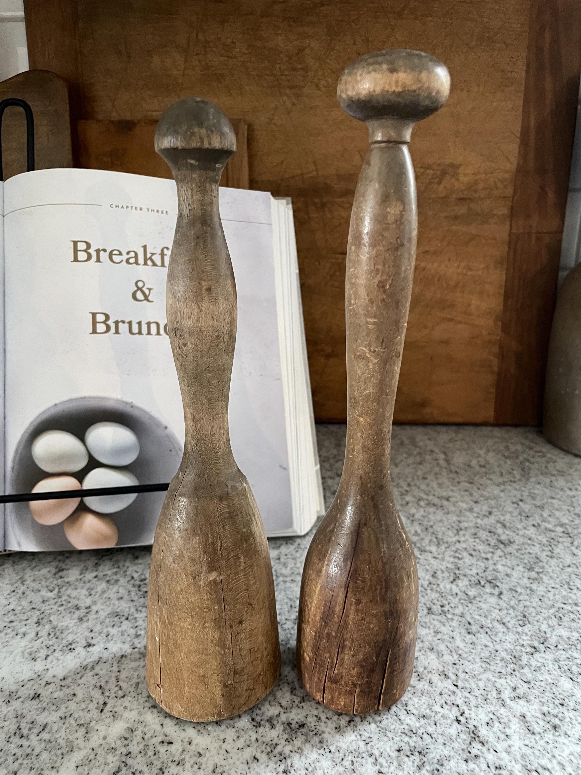 Potato Masher Wood Utensils Pusher Grinder Turned Wood Vintage Wood Masher Americana Cottagecore ...