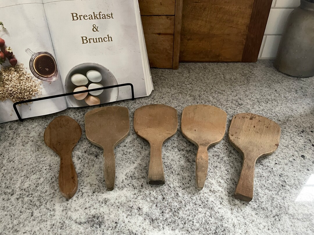 Wood Butter Paddle, Butter Paddle, Vintage Butter Paddle, Vintage Decor ...