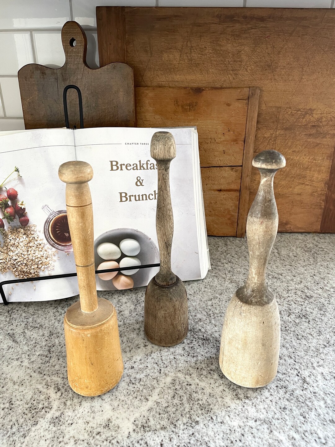 Wood Masher, Kitchen Decor, Antique Wood Masher, Vintage Wood Masher ...