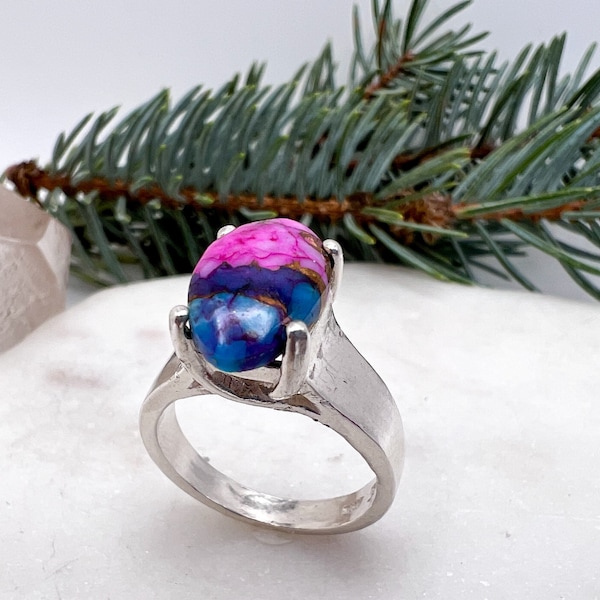Blue Stone Ring - Etsy