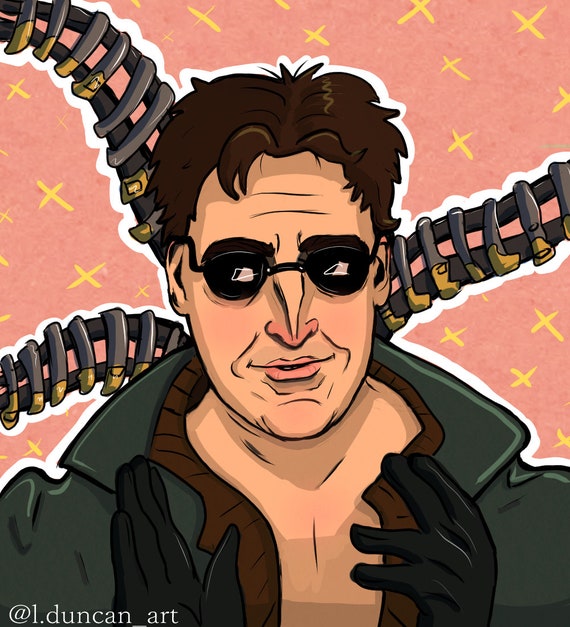 Doc Ock Original Art FRAMED Colour Variations Available | Etsy