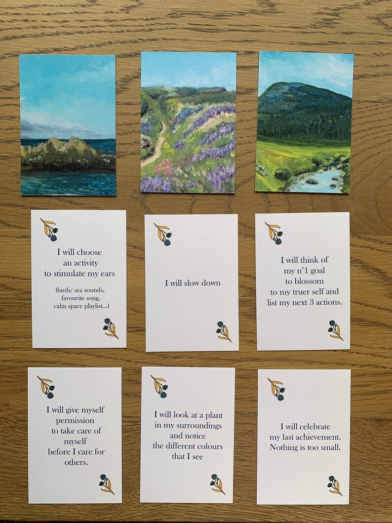 Mindful Flash Card Deck 42 Cards for Calming Moments Inspirational ...