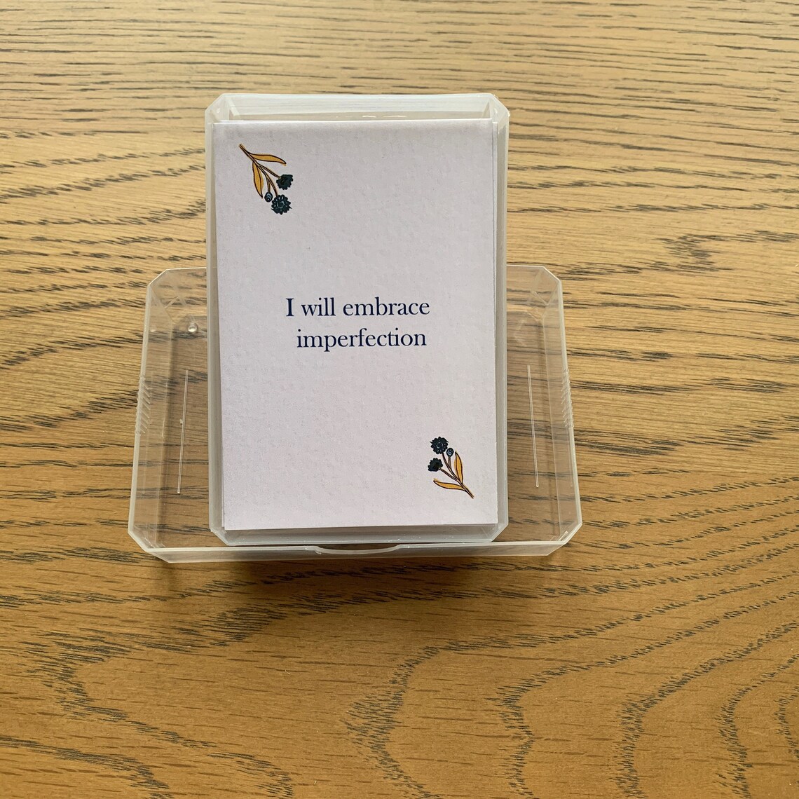 Mindful Flash Card Deck 42 Cards for Calming Moments Inspirational ...