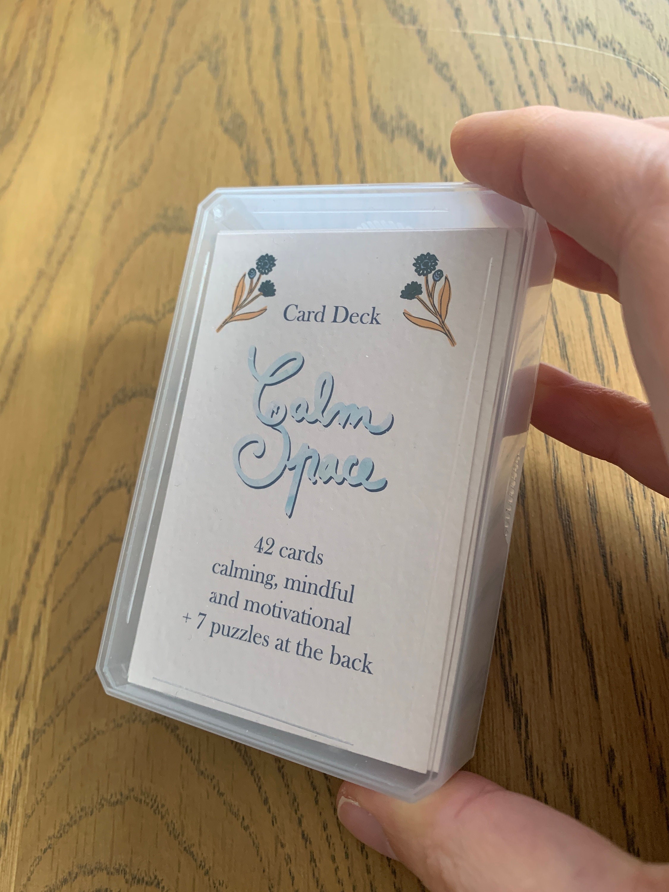 Mindful Flash Card Deck 42 Cards for Calming Moments Inspirational ...