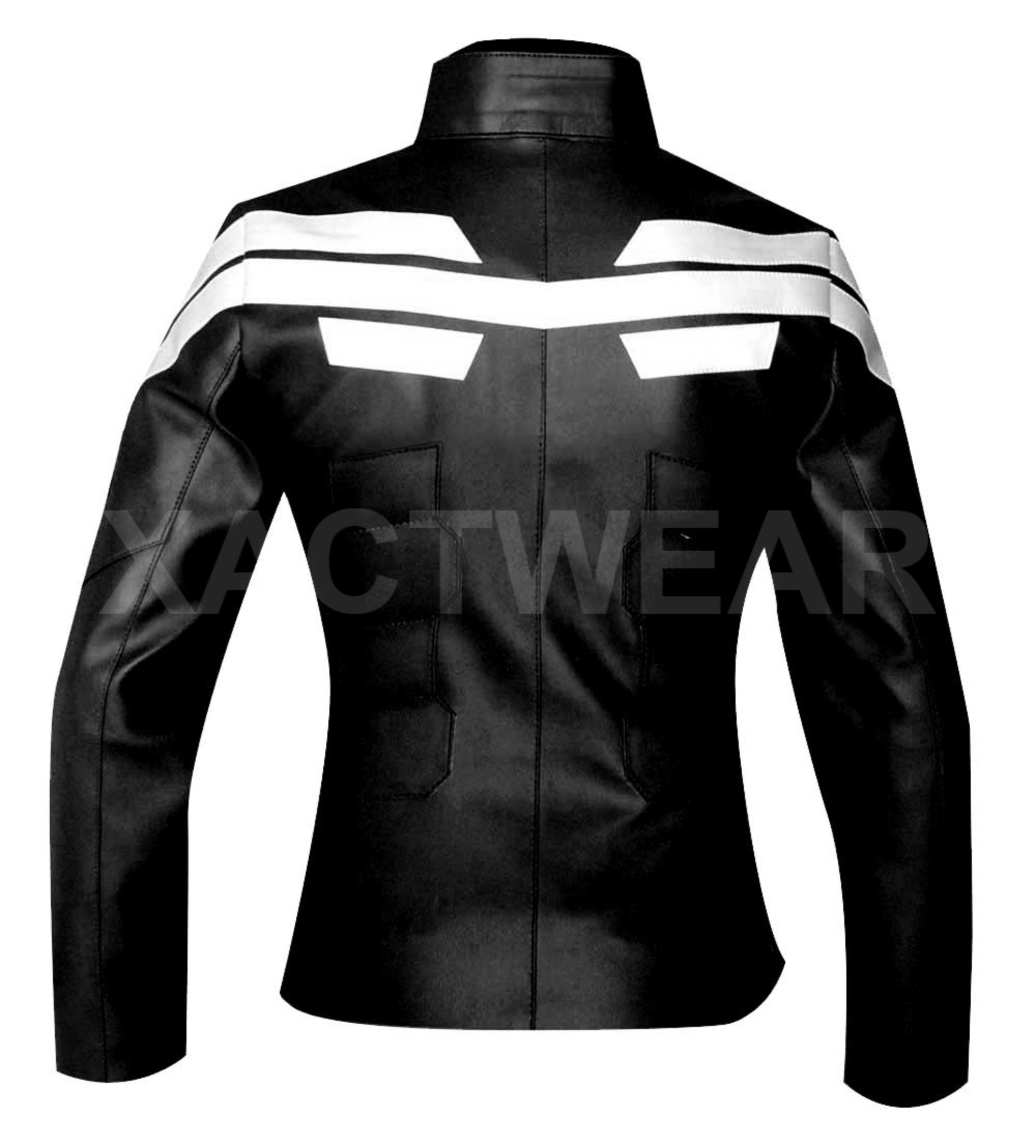 Ladies Captain Cosplay Costume Jacket Stylish Formal Party Wear Leather ...