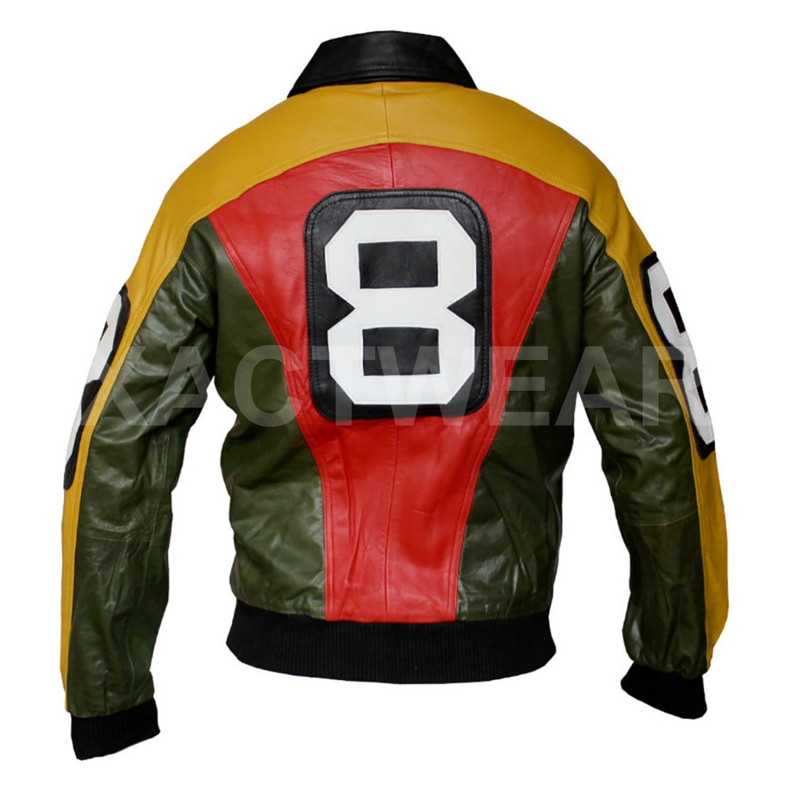 8 Ball Seinfeld Puddy Patrick Warburton Men's Bomber Letterman Real ...