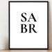 SABR Arabic Art Print. Sabr Arabic Printable Wall Art. Islamic Wall Art ...
