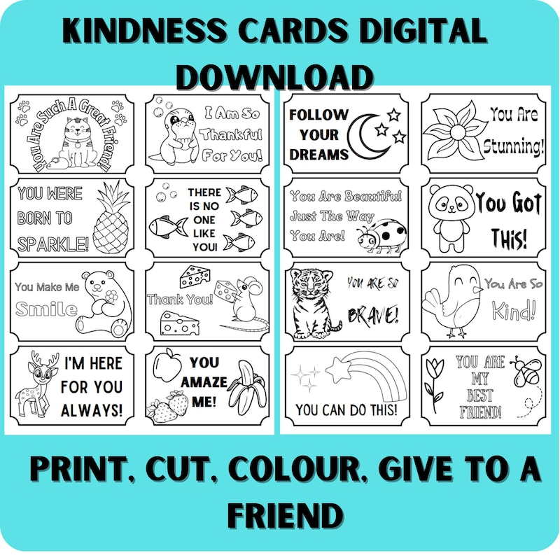 Kindness Cards - Etsy