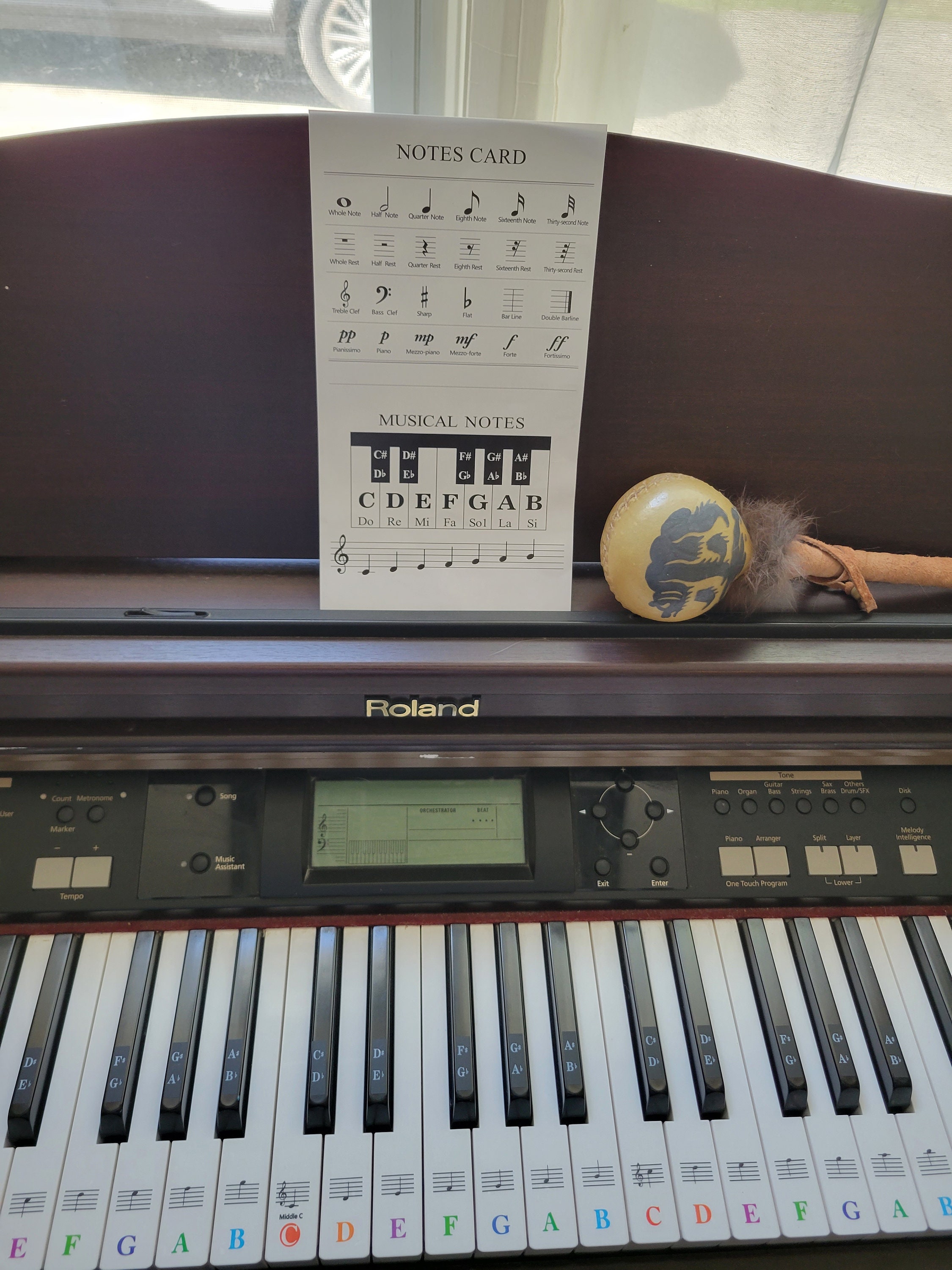 Piano Key Labels Piano Note Stickers Transparent Piano Keyboard ...