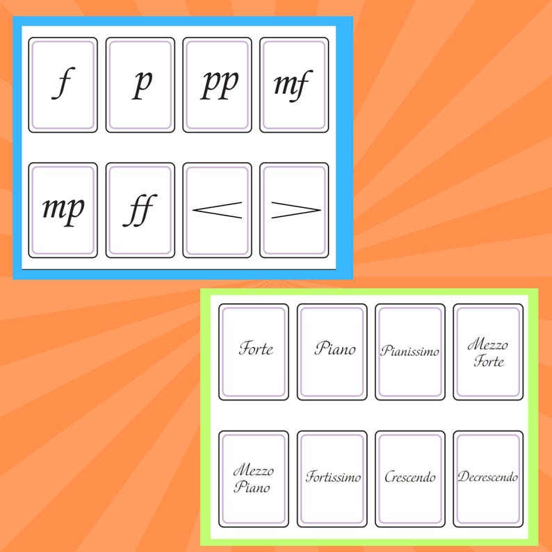 Printable Music Memory Card Game: Music Symbols, Homeschool Activity ...