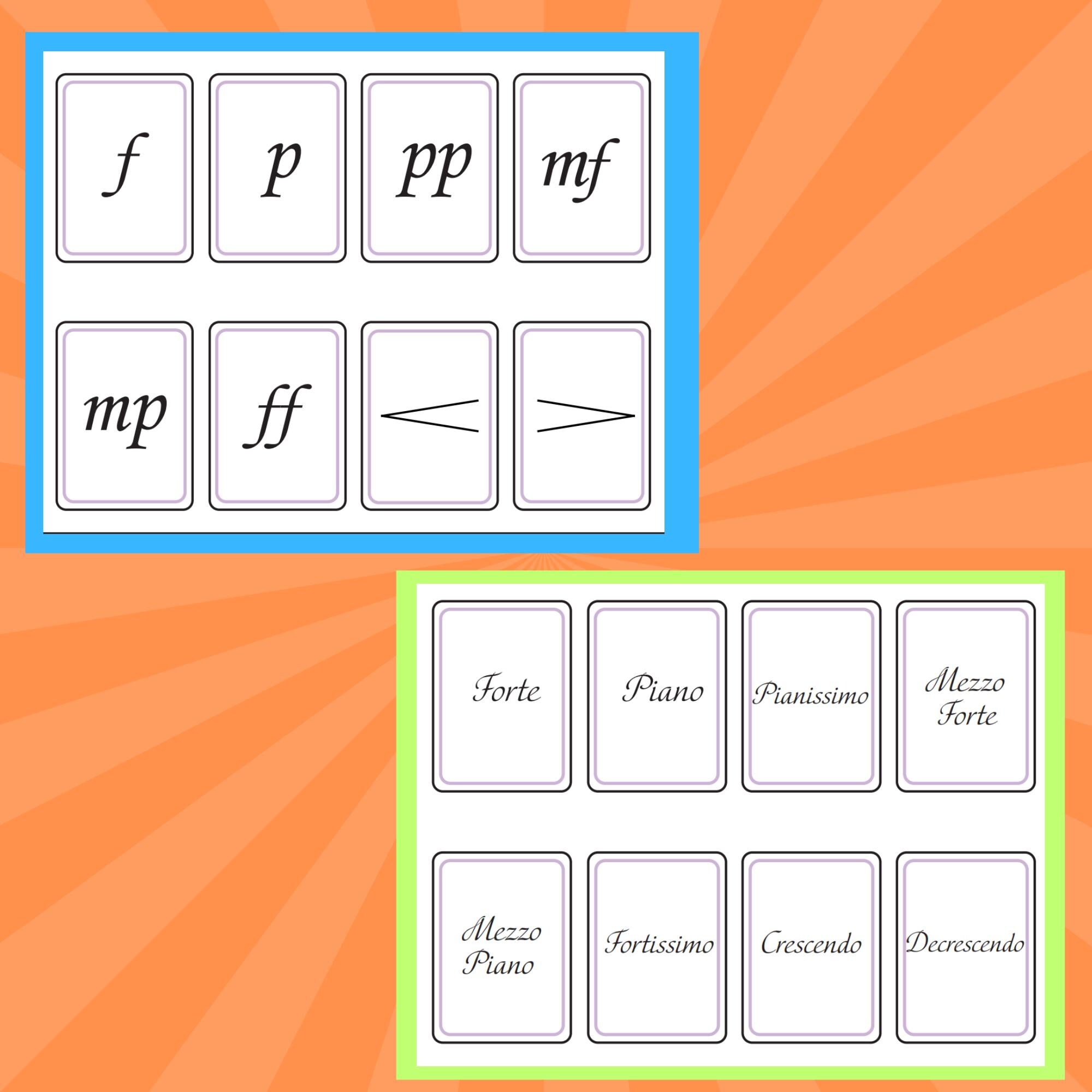 Printable Music Memory Card Game: Music Symbols, Homeschool Activity ...