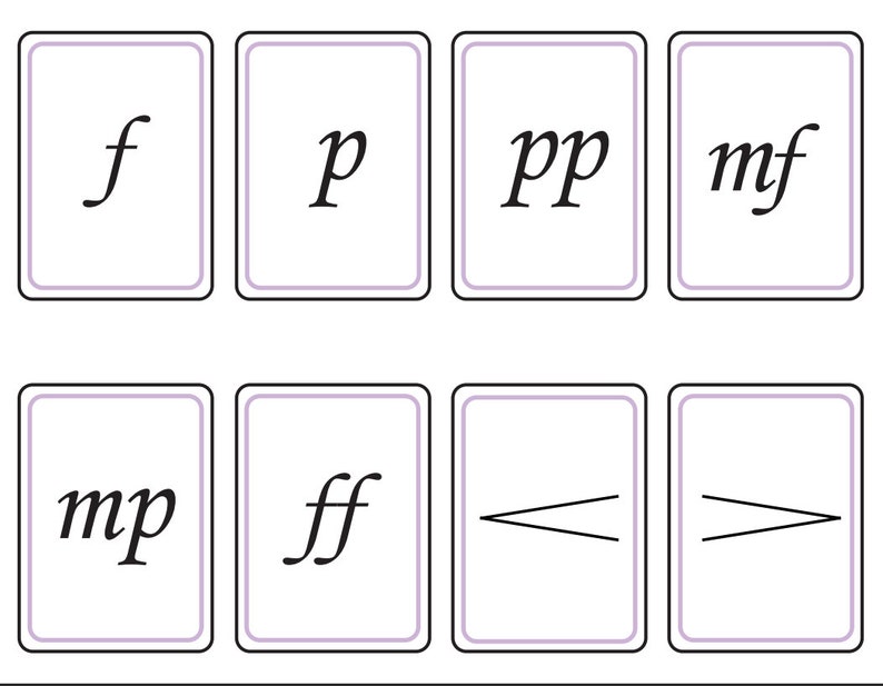 Printable Music Memory Card Game: Music Symbols, Homeschool Activity ...