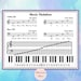 Music Notation Printable Poster Piano Notation - Etsy